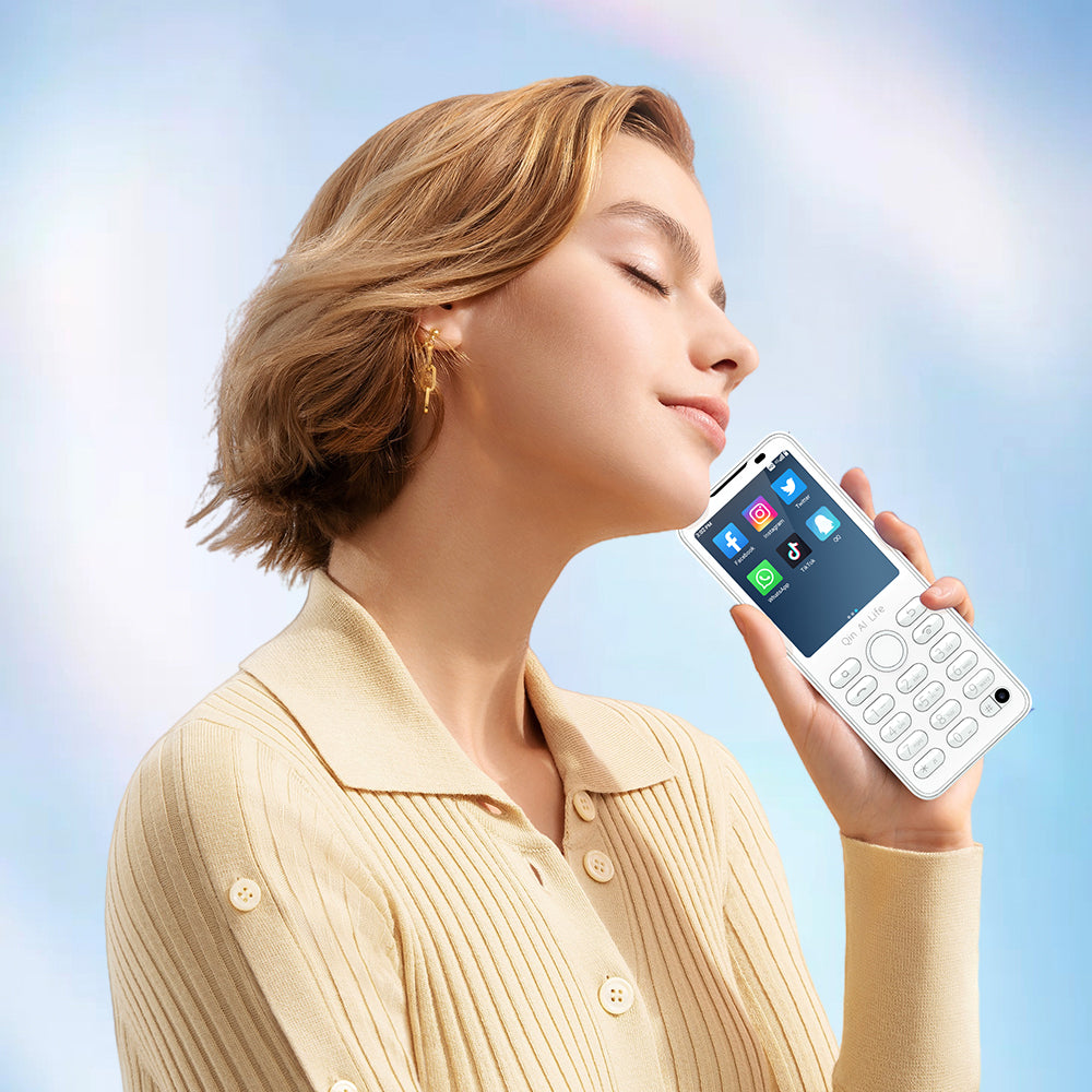 Qin F21 Pro Smart Keypad Phone, Compact 2.8-Inch Touchscreen, Android ...